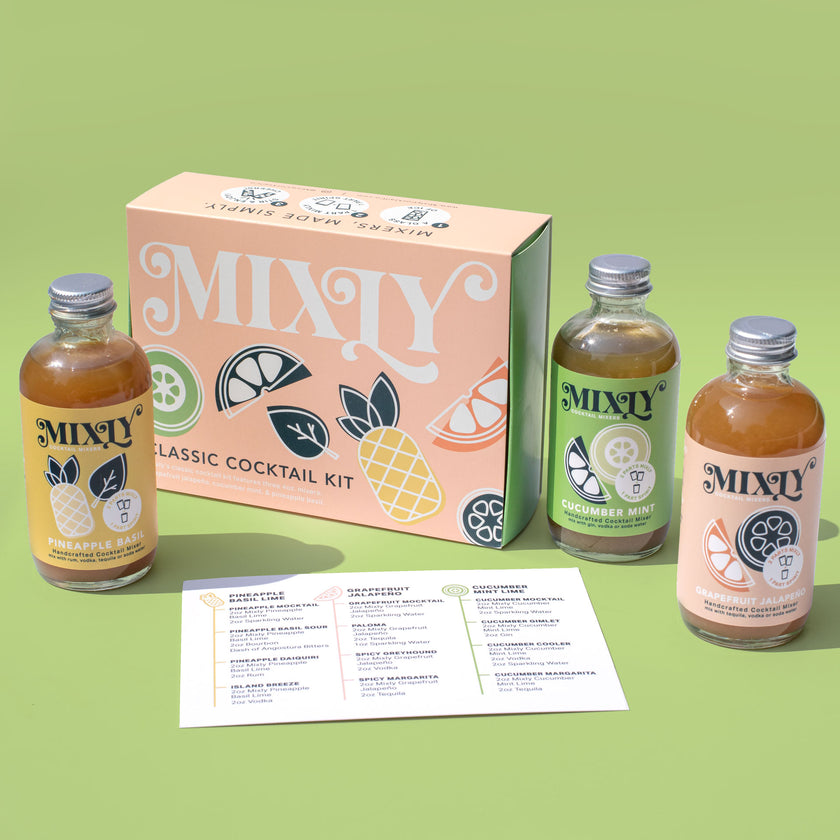 Shop Craft Cocktail & Mocktail Mixers | Mixly Cocktail Co.